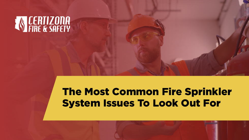 The Most Common Fire Sprinkler System Issues to Look Out For